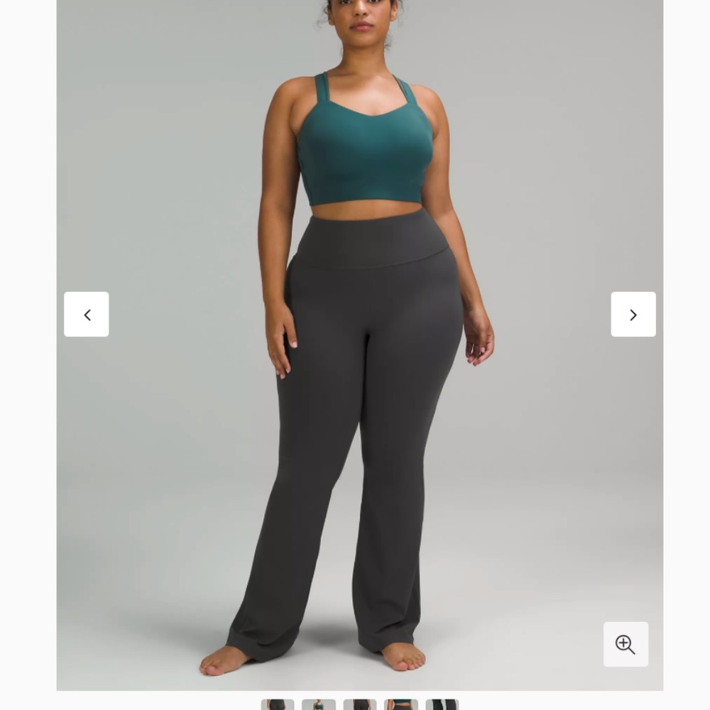 Lululemon Groove Super High Rise Flare - Size 6, Grap… - Gem